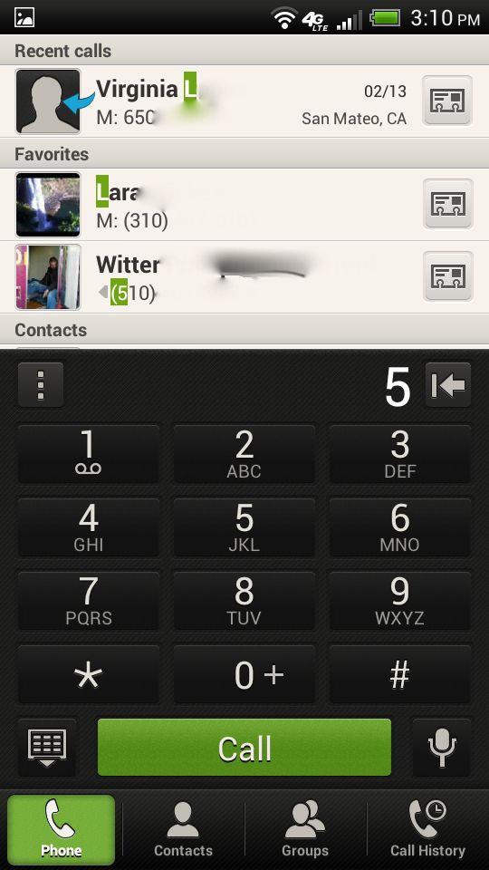 Contacts and Calling - HTC One VX review - Page 4 | TechRadar