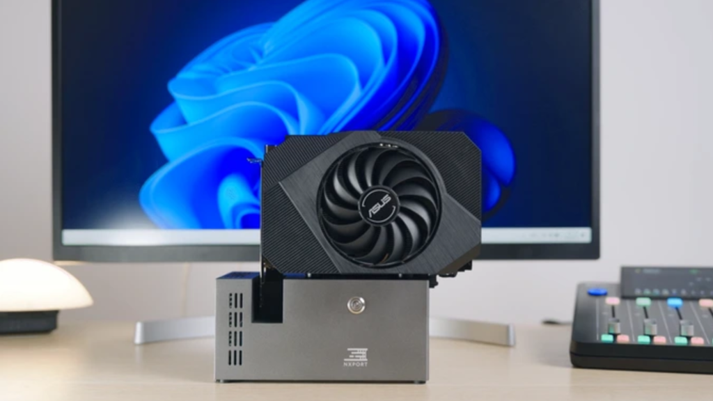 This tiny eGPU dock claims desktop-level performance and 650W power ...
