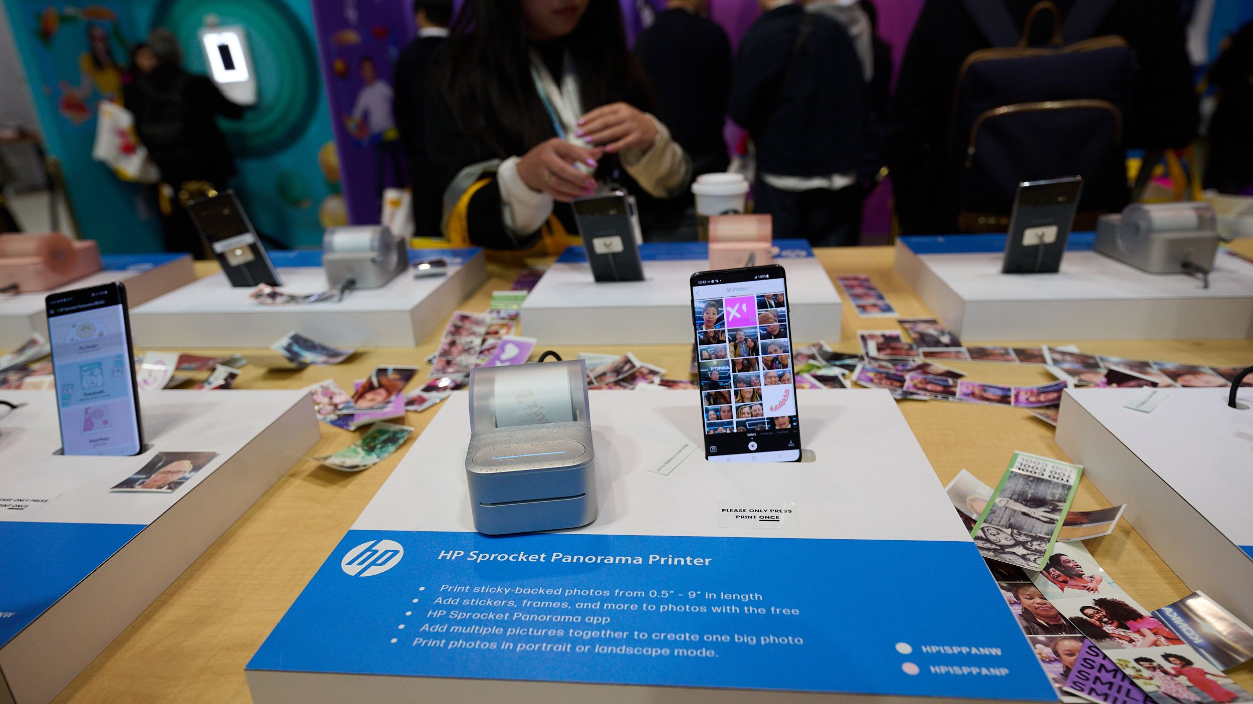Print different-sized stickers for your locker with the HP Sprocket ...