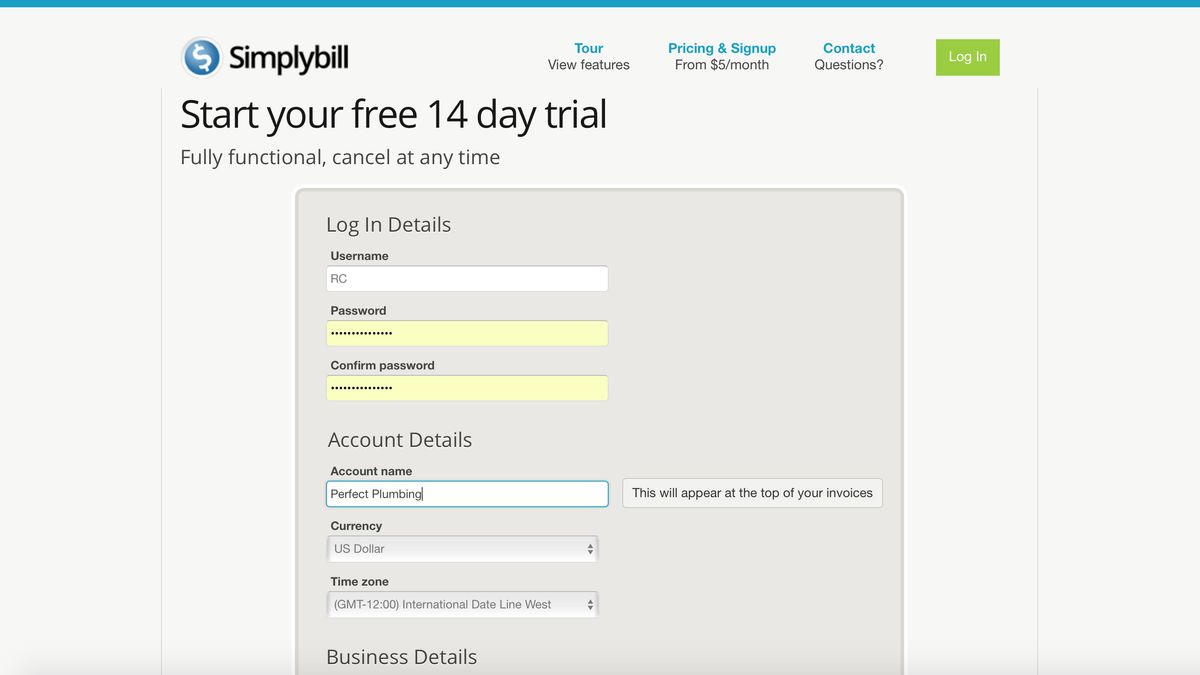 Simplybill | TechRadar