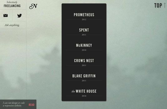 22 great examples of website navigation | Creative Bloq