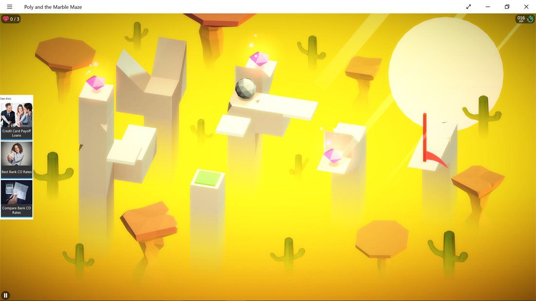 Poly and the Marble Maze, a Windows 10 game of balance and patience ...