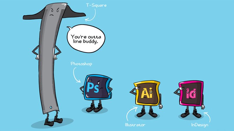 Old graphic design tools pitched against new | Creative Bloq