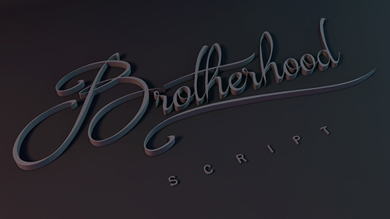 Font of the day: Brotherhood Script | Creative Bloq