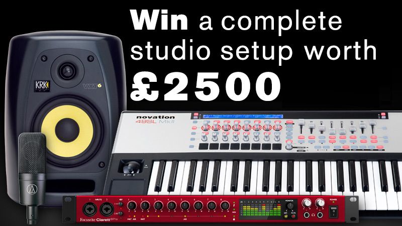 Win £2500 worth of Focusrite, Novation, KRK and Audio Technica gear ...