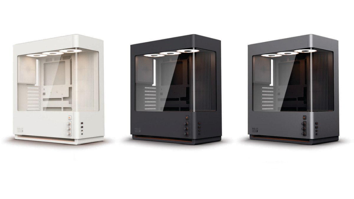 CyberPowerPC's MA-01 comes with analog color control knobs, woven steel ...