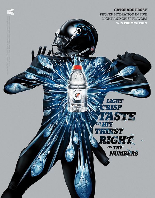 Gatorade posters are exploding with colour | Creative Bloq