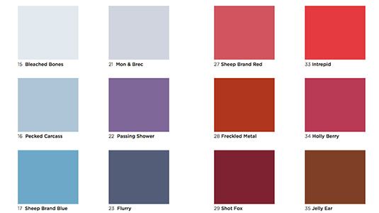 Colour chart reflects the harsh realities of life | Creative Bloq