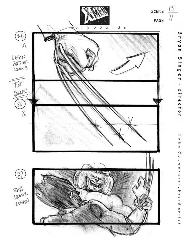 5 Amazing X-Men Storyboards | GamesRadar+