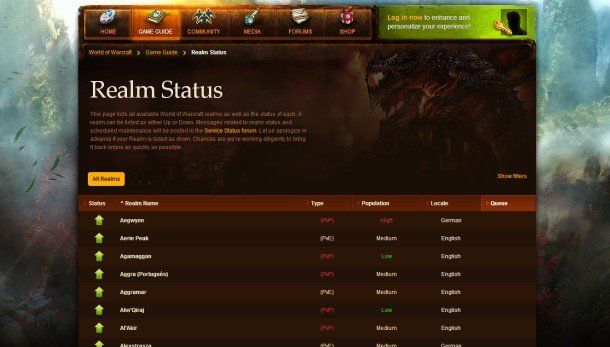 World of Warcraft to add "connected realms," Blizzard's solution to low ...