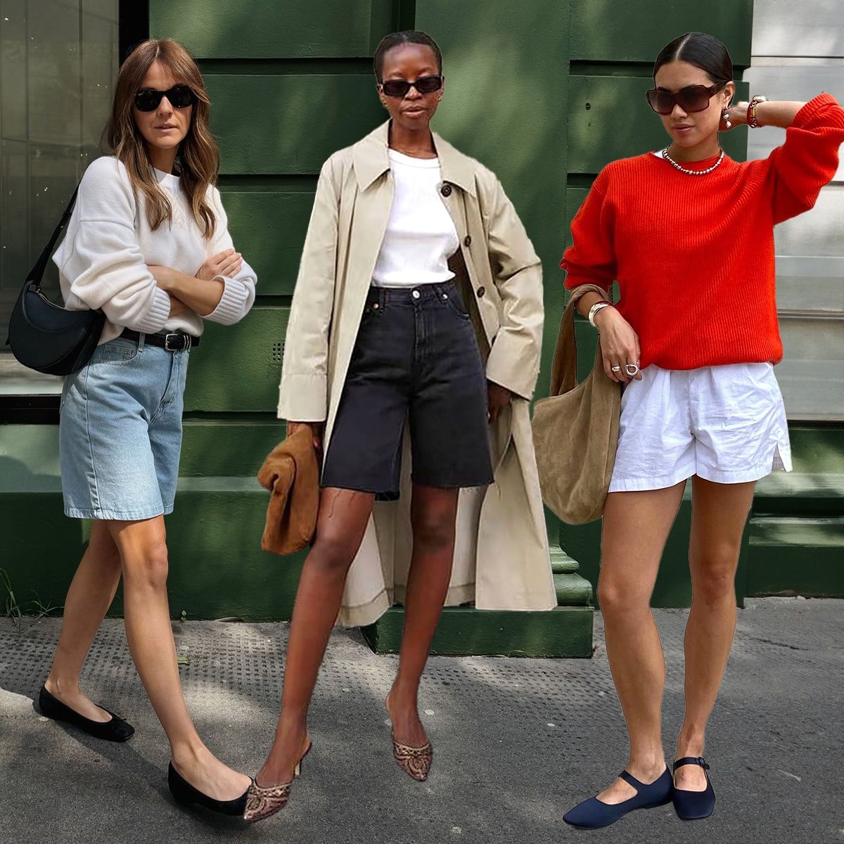 8 Chic Transitional Fall Outfits With Shorts to Try Now | Who What Wear