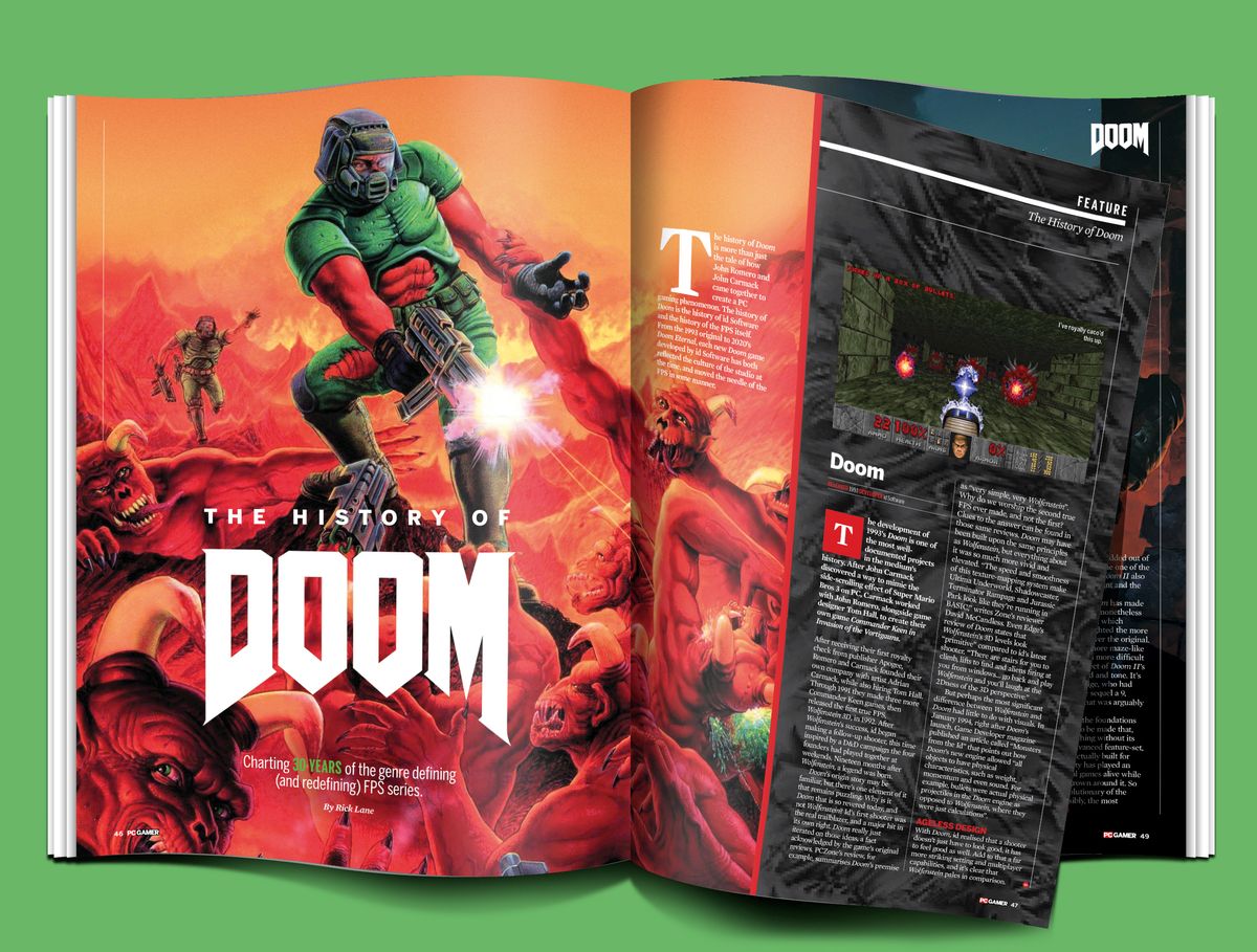 PC Gamer magazine's latest issue is on sale now: Sigil 2 and Doom's ...