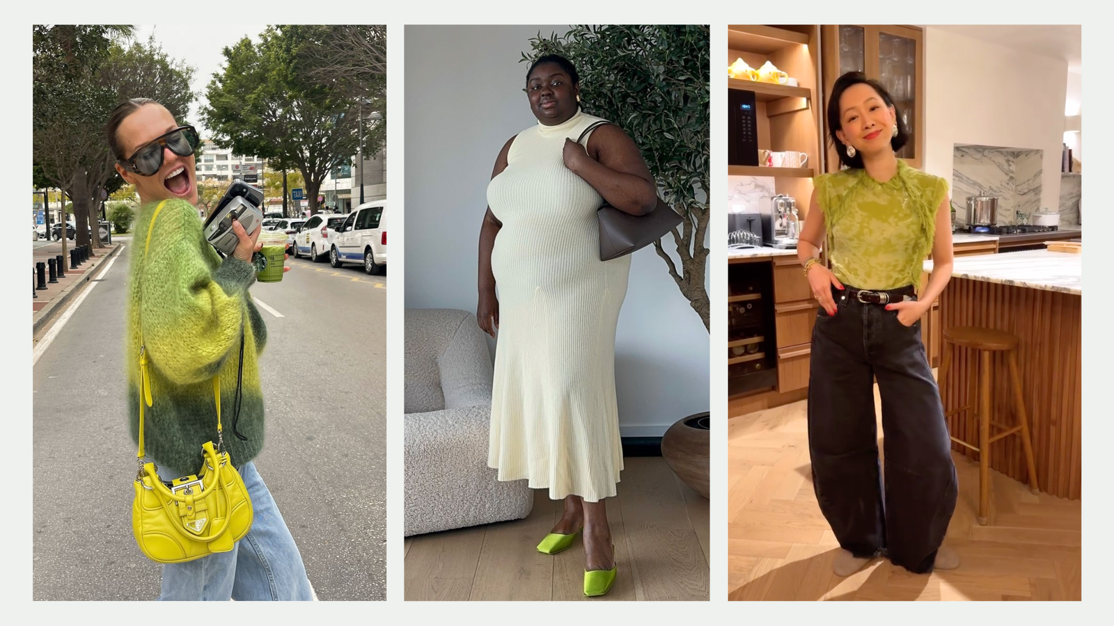 A Minimalist's Guide to Styling Brat Green This Season | Marie Claire UK