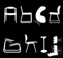 Furniture fonts recreate iconic chair designs | Creative Bloq