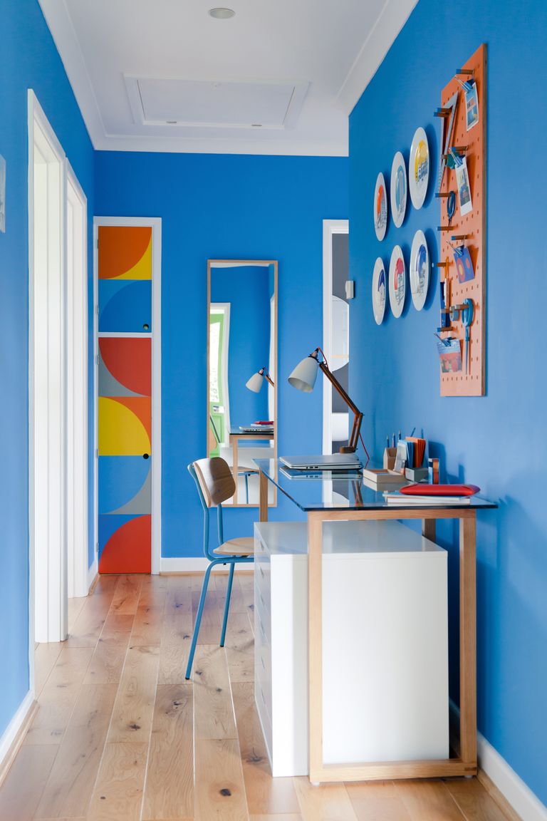 Geometric walls: 14 ideas with a cool, retro feel | Real Homes