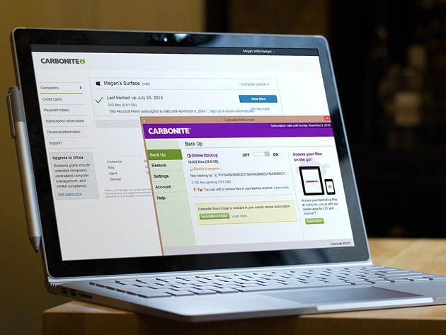 Digital Offers: One-year subscription to Carbonite Cloud Backup for ...