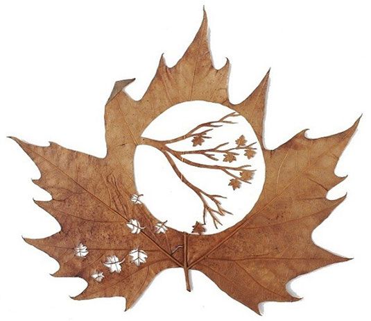 Leaf art is piled high with autumnal awe | Creative Bloq