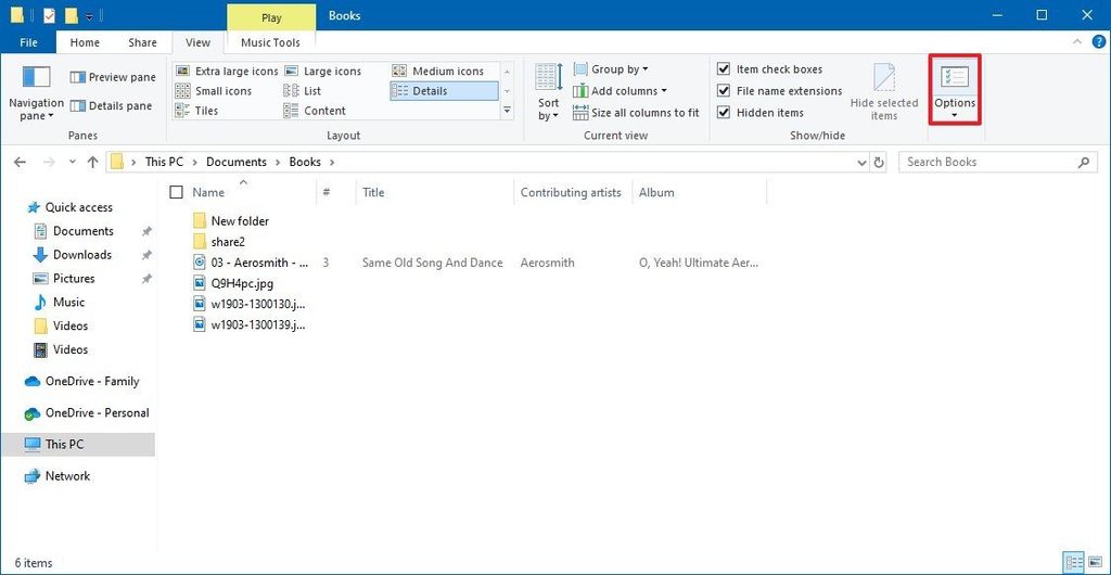How to reset folder view settings on Windows 10 File Explorer | Windows ...
