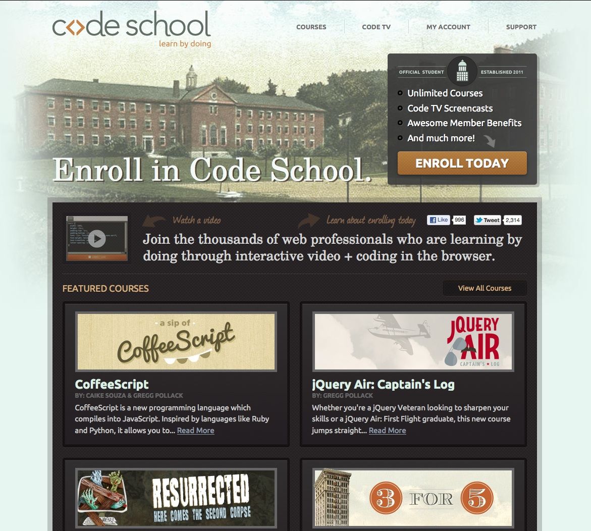 Eric Allam on Code School | Creative Bloq