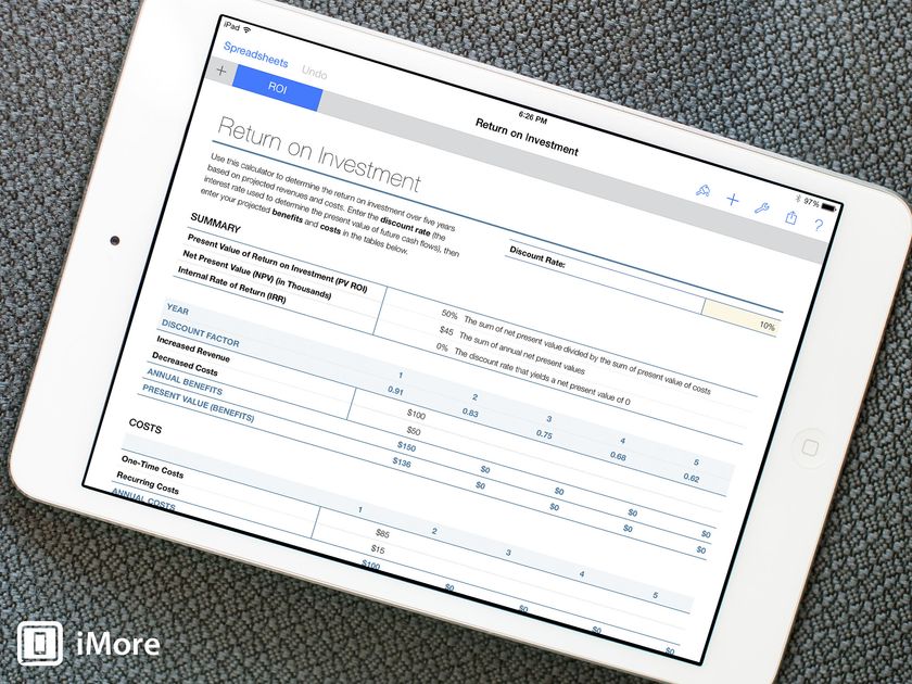 Numbers for iPhone and iPad — Everything you need to know! | iMore