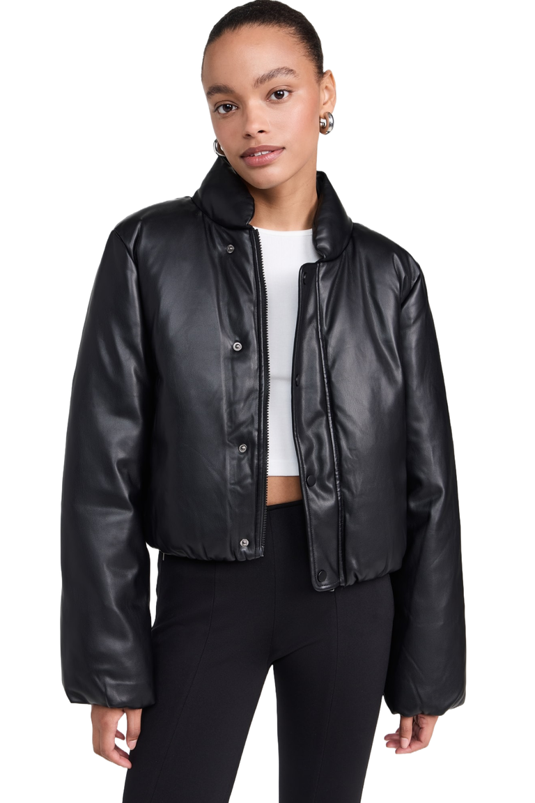 '80s-Era Leather Bomber Jackets Are Making a Swift Comeback | Marie Claire
