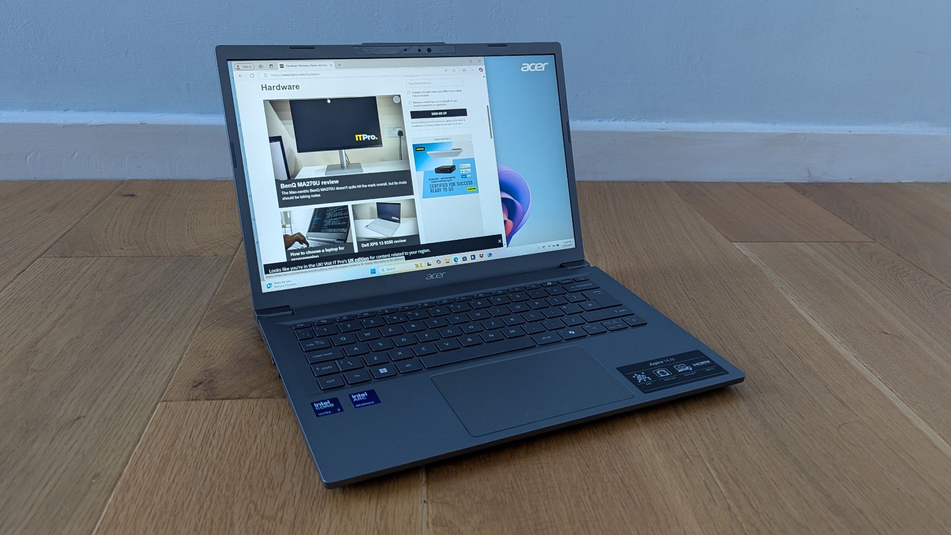 Acer Aspire 14 AI (A14-52M) review | IT Pro