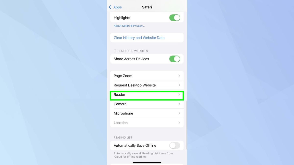 How to use Safari Reader in iOS 18 | Tom's Guide