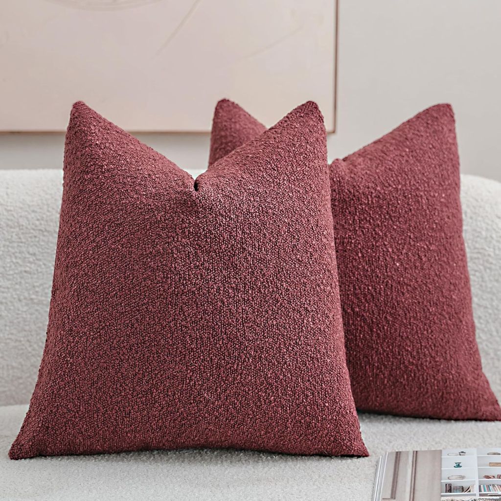 The best bouclé pillows to cozy up to this winter | Homes and Gardens