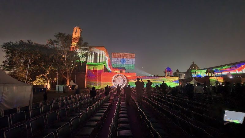 A '3D Projection-Mapping Extravaganza' Dazzles at Republic Day ...