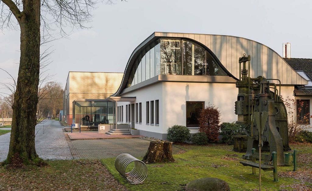 German steel factory gets sweeping curved roof | Wallpaper*