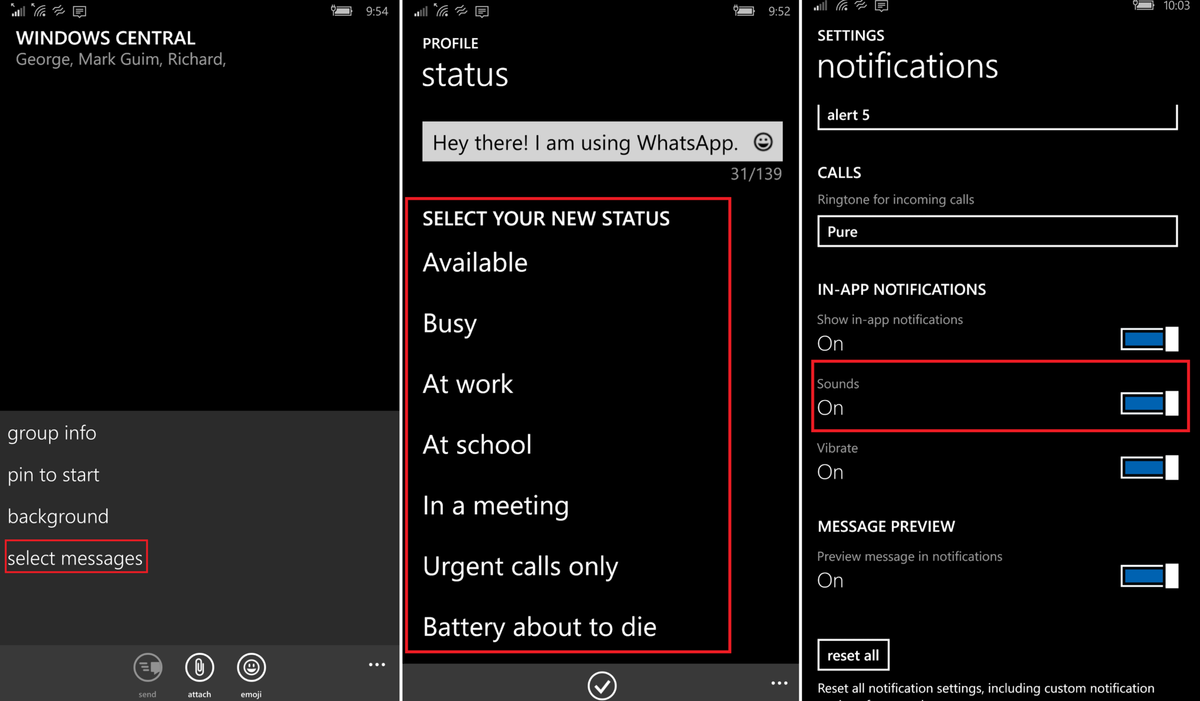 WhatsApp beta grabs canned status messages, better Windows 10 support ...