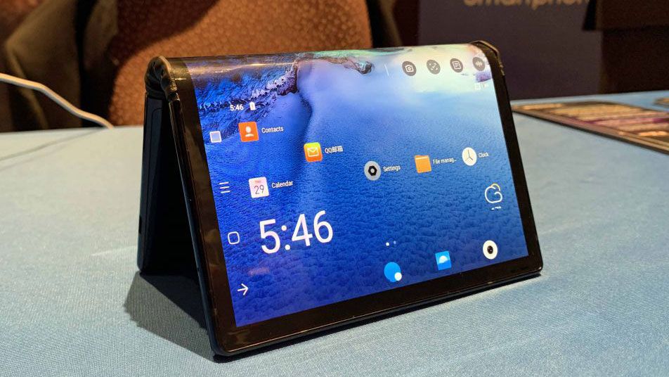 CES 2019: Startup beats Samsung to show the world's first foldable ...