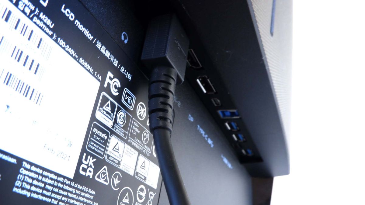 Gigabyte M28U review: an affordable and fast 4K gaming monitor | PC Gamer