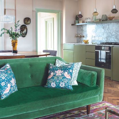 7 small green kitchen ideas to breathe new life into a look | Ideal Home