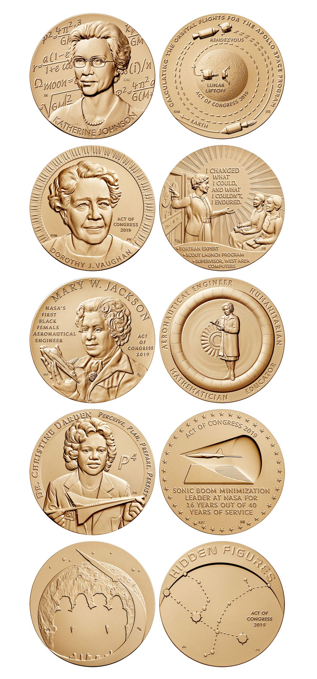 NASA's 'Hidden Figures' women awarded Congressional Gold Medals | Space