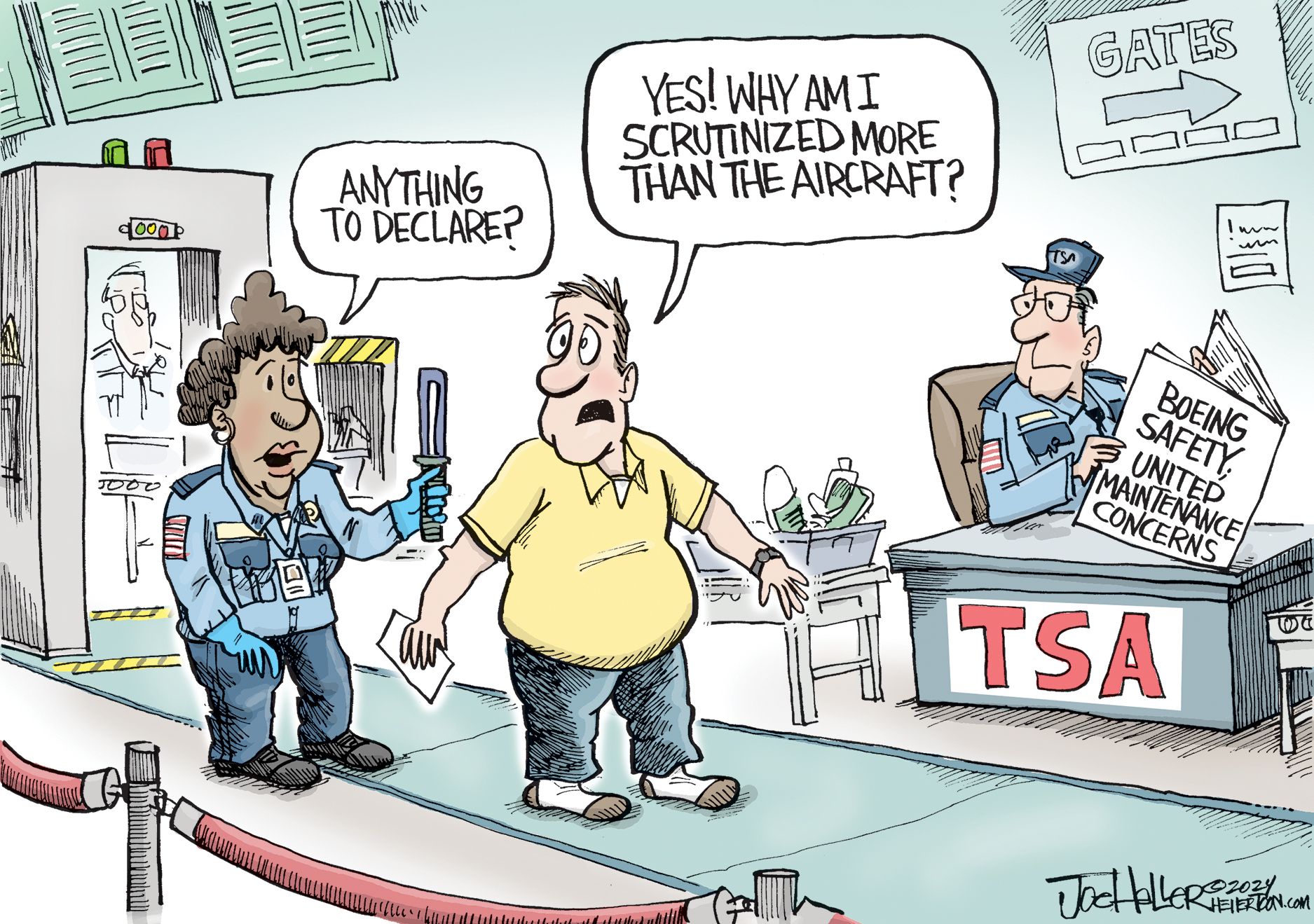 5 high-flying cartoons about aircraft safety concerns | The Week