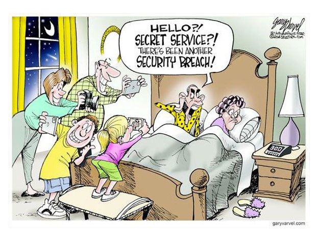 Obama cartoon Secret Service security White House | The Week