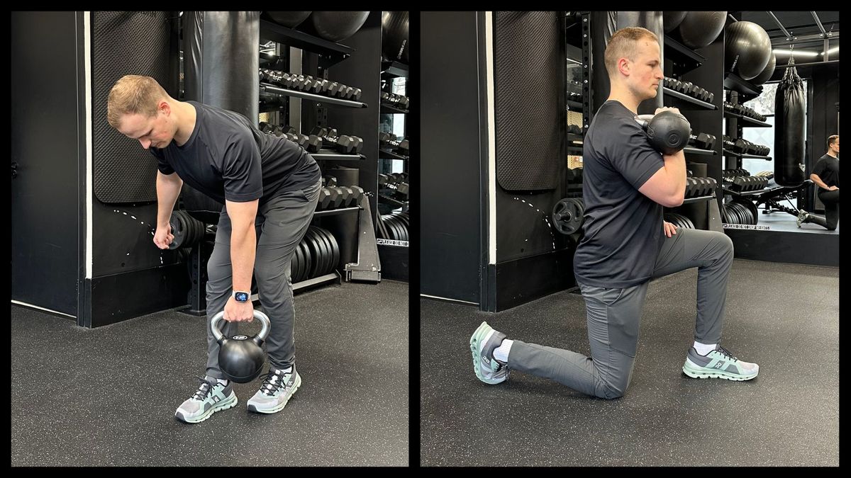 A trainer shares his favorite five-move kettlebell workout for building ...