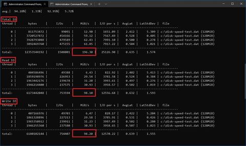 How to test hard drive performance with DiskSpd on Windows 10 | Windows ...
