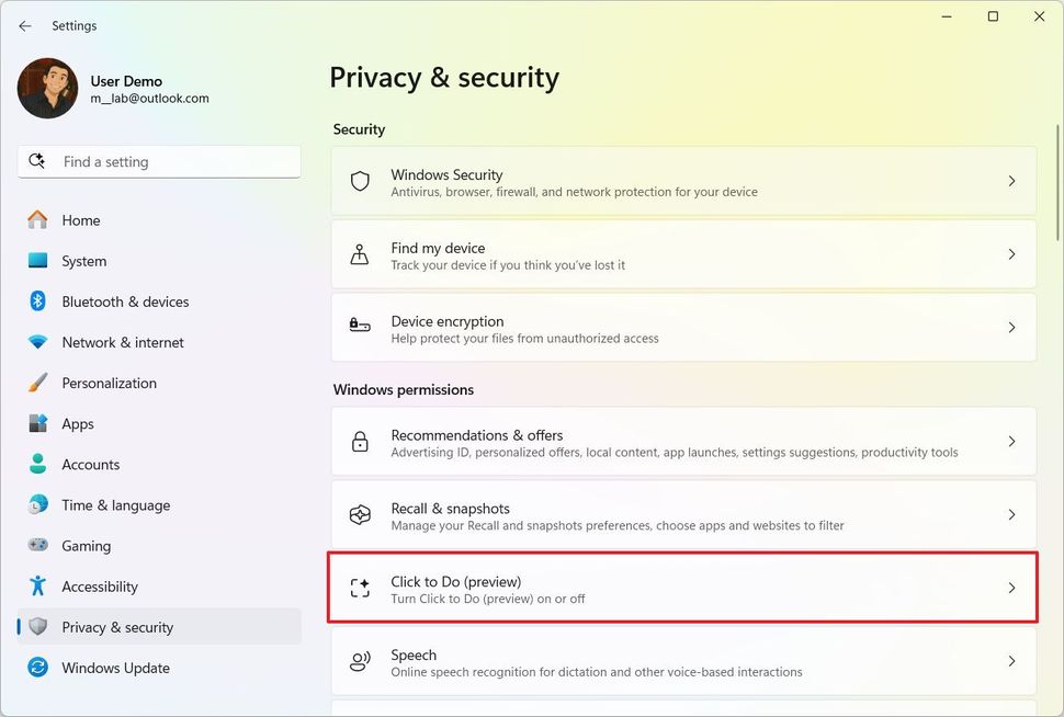 How to enable Windows Recall, Click to Do, and AI Search | Windows Central