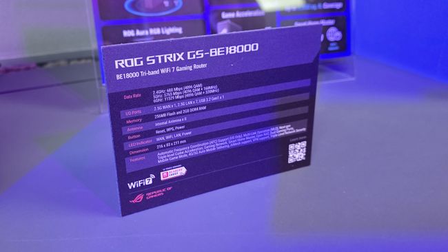 Asus launches new ROG Wi-Fi 7 gaming router that comes with nine 2.5G ...