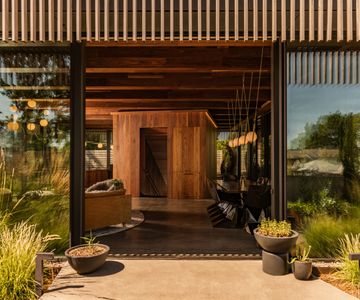 Explore a glass-walled modernist home that's full of surprises | Homes ...