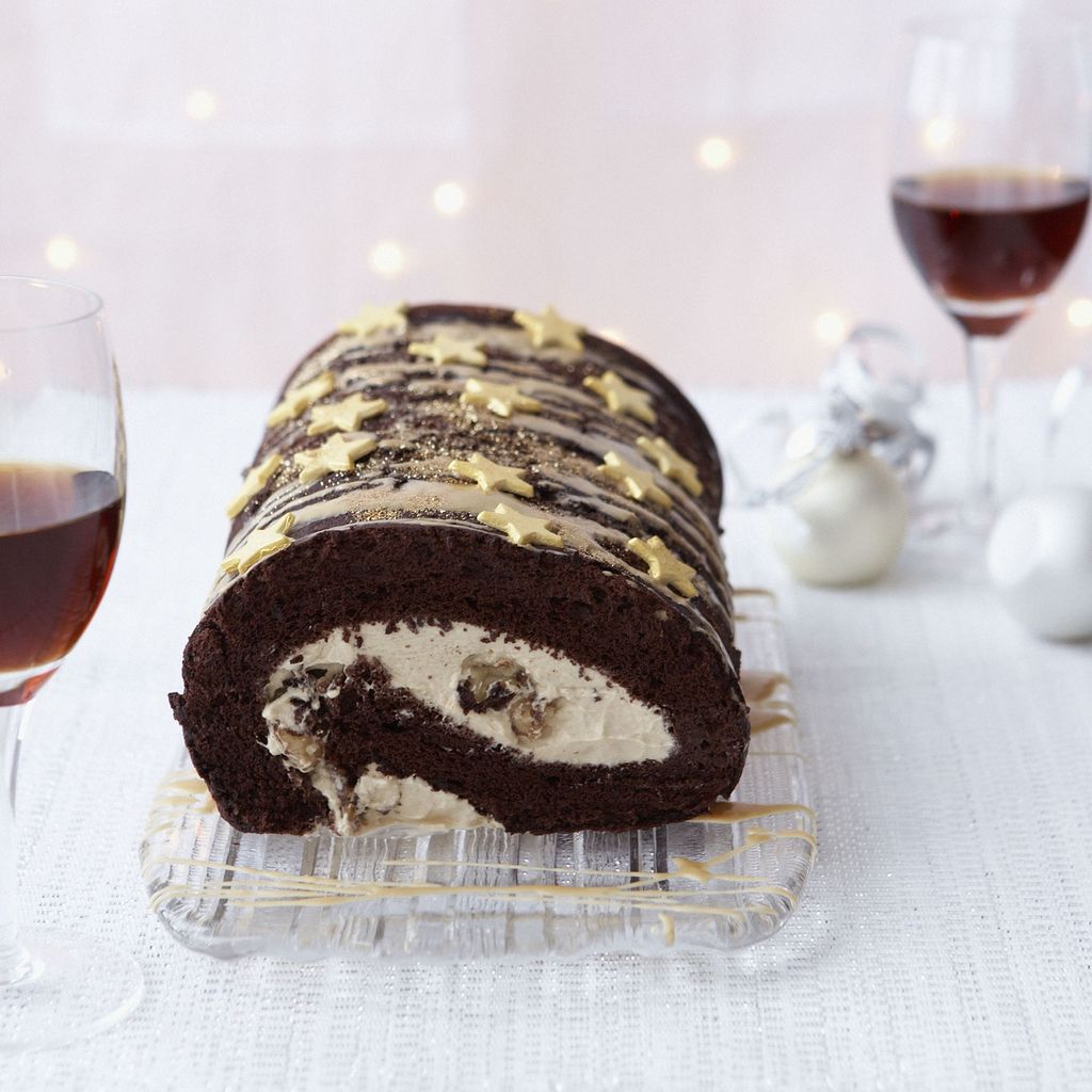 Chocolate and Coffee Roulade | Dessert Recipes | Woman & Home