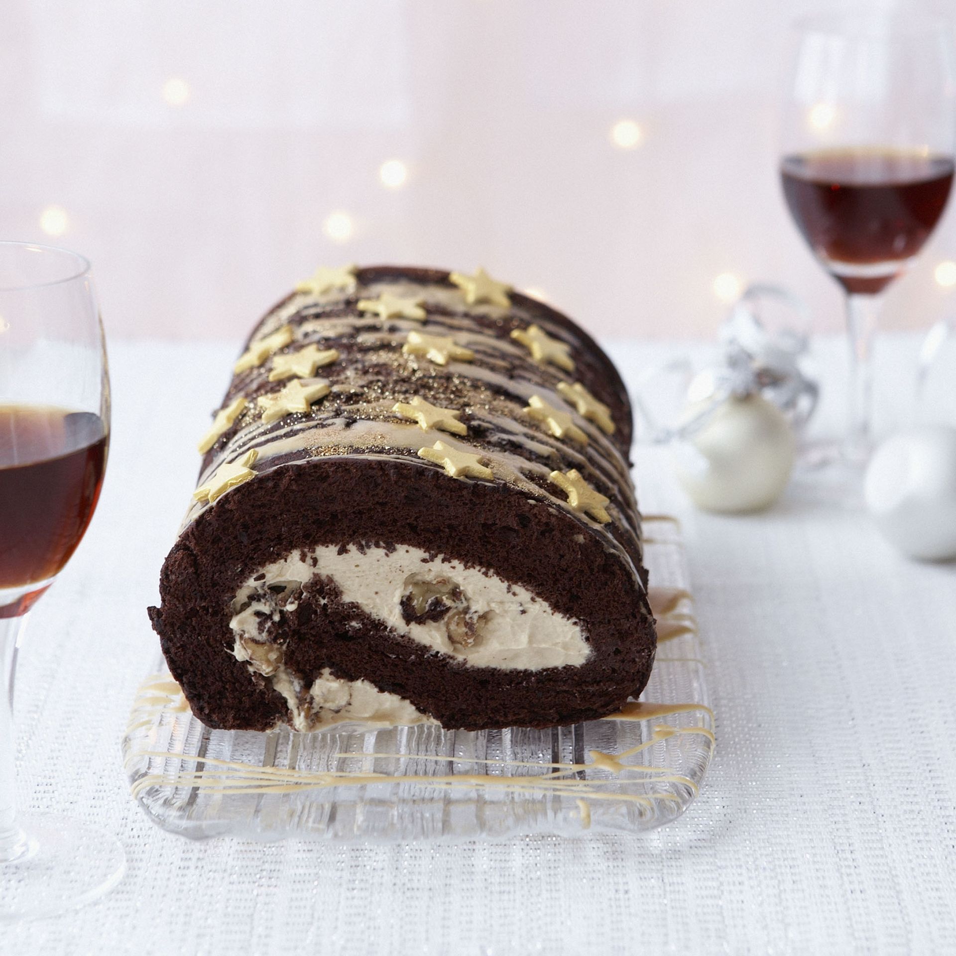 Chocolate and Coffee Roulade | Dessert Recipes | Woman & Home