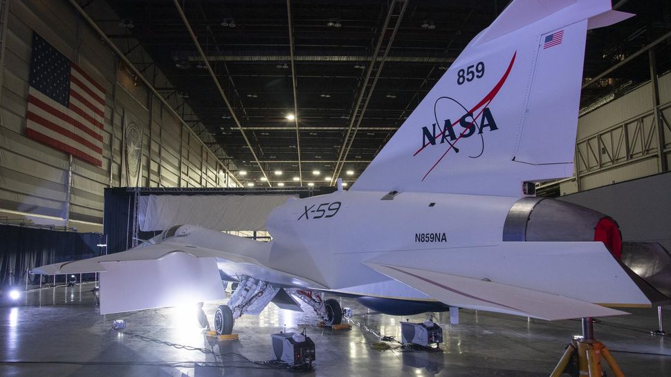 NASA's X-59 'quiet' supersonic jet passes key safety review ahead of ...