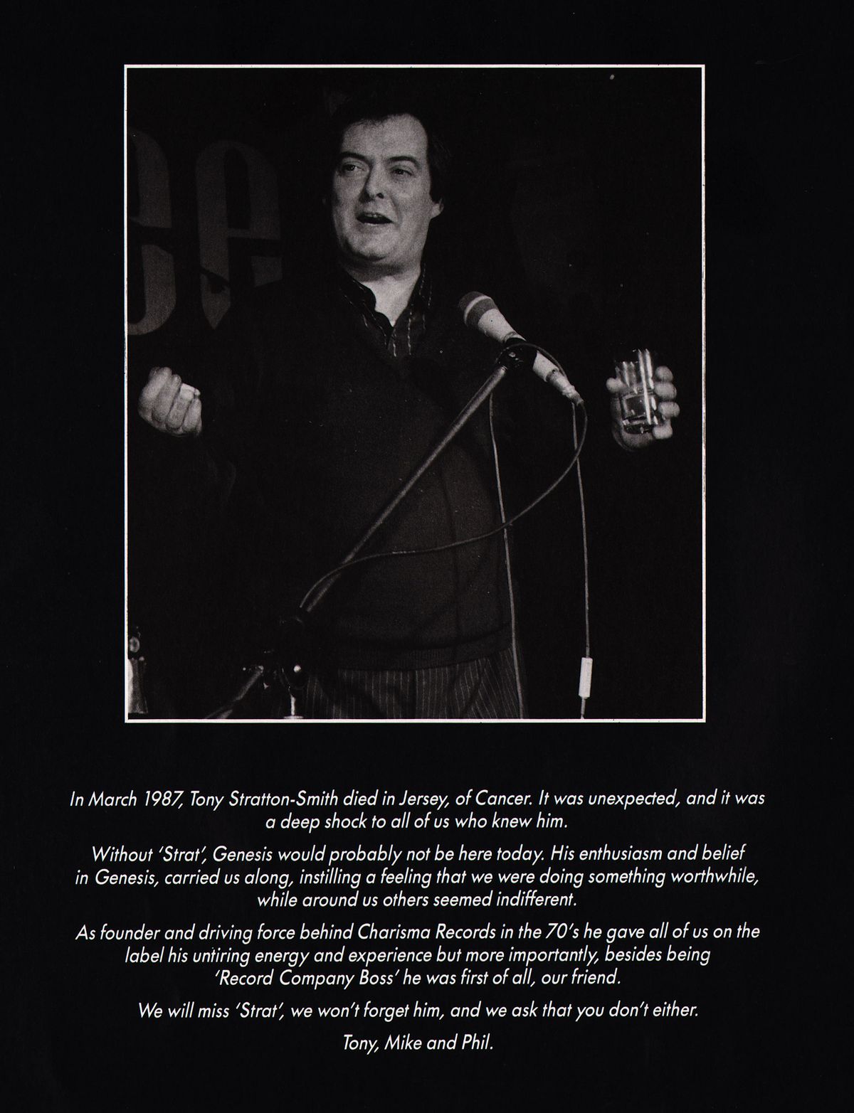 The Managers That Built Prog: Charisma's Tony Stratton-Smith | Louder