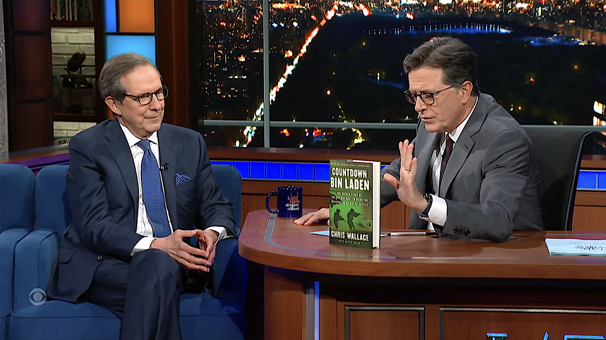 Chris Wallace tells Stephen Colbert 2 surprising things he learned ...