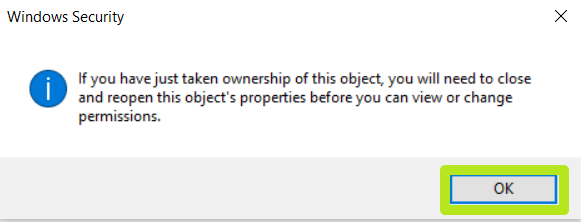 How to Take Ownership of a Folder in Windows 10 Using File Explorer ...