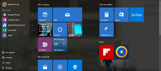How To Add Another Column To The Windows Start Menu Laptop Mag