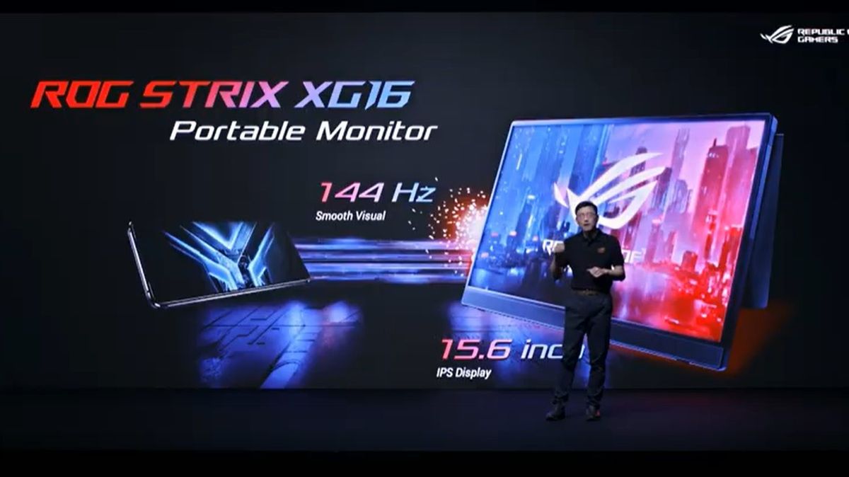 Asus’ ROG Strix XG16 Is a 144Hz Portable Monitor With a Stand You Could ...